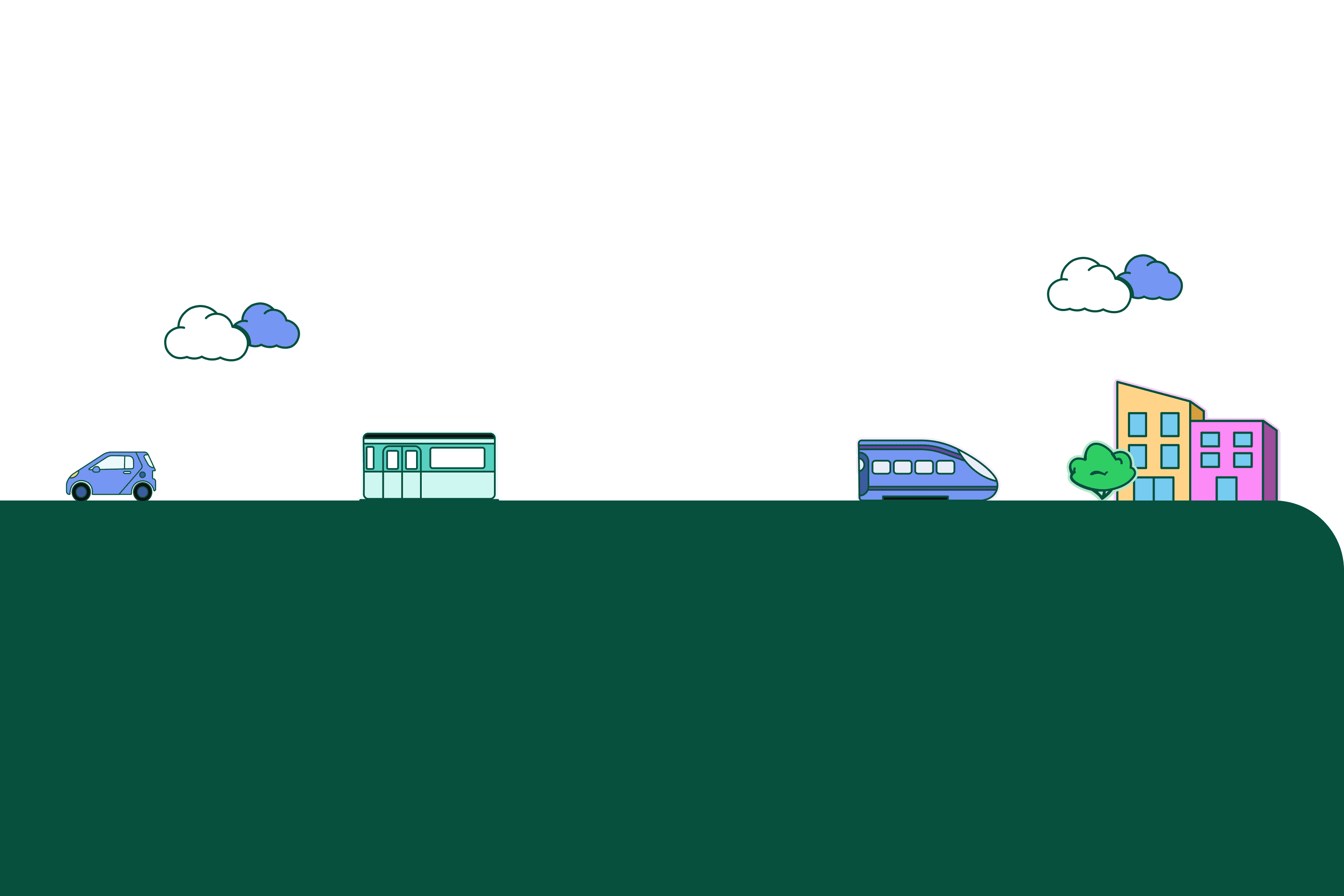 illustration for login with a green background